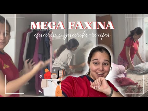 MEGA FAXINA NO QUARTO E GUARDA ROUPA - Diario da Nanda