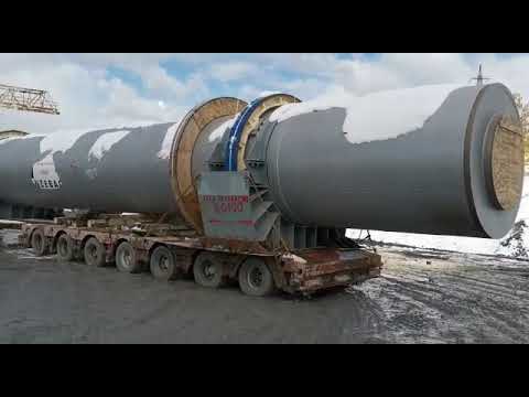 Перевозка большой трубы - Негабаритный груз