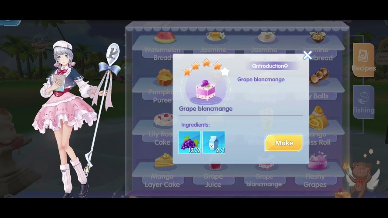Idol Party 2 New House Cooking Recipes Part 2 【Mango & Grape series ...