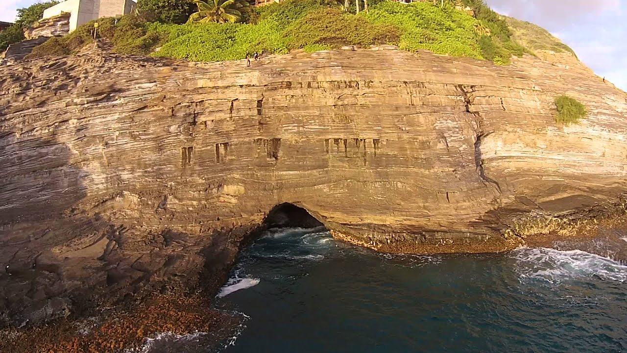 Spitting Cave in Oahu, HI - YouTube