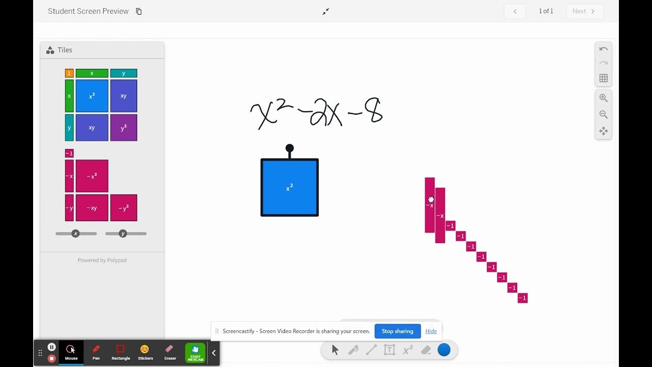 Intro to Factoring by the Area Model - YouTube