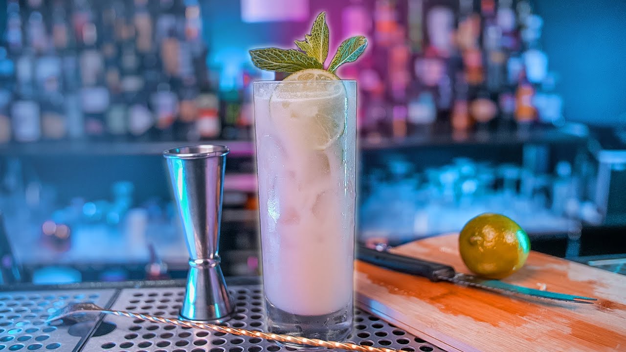 Scotch Whisky Coconut Highball Cocktail - YouTube