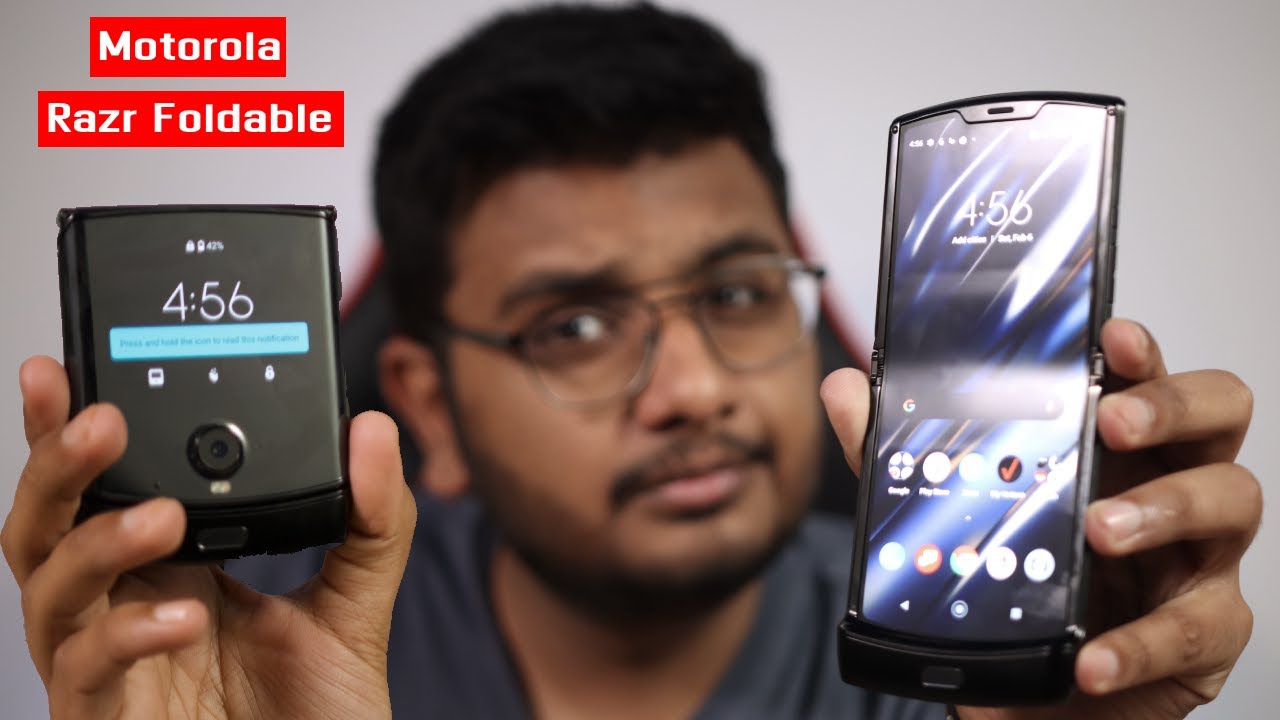Motorola razer Foldable Unboxing - YouTube