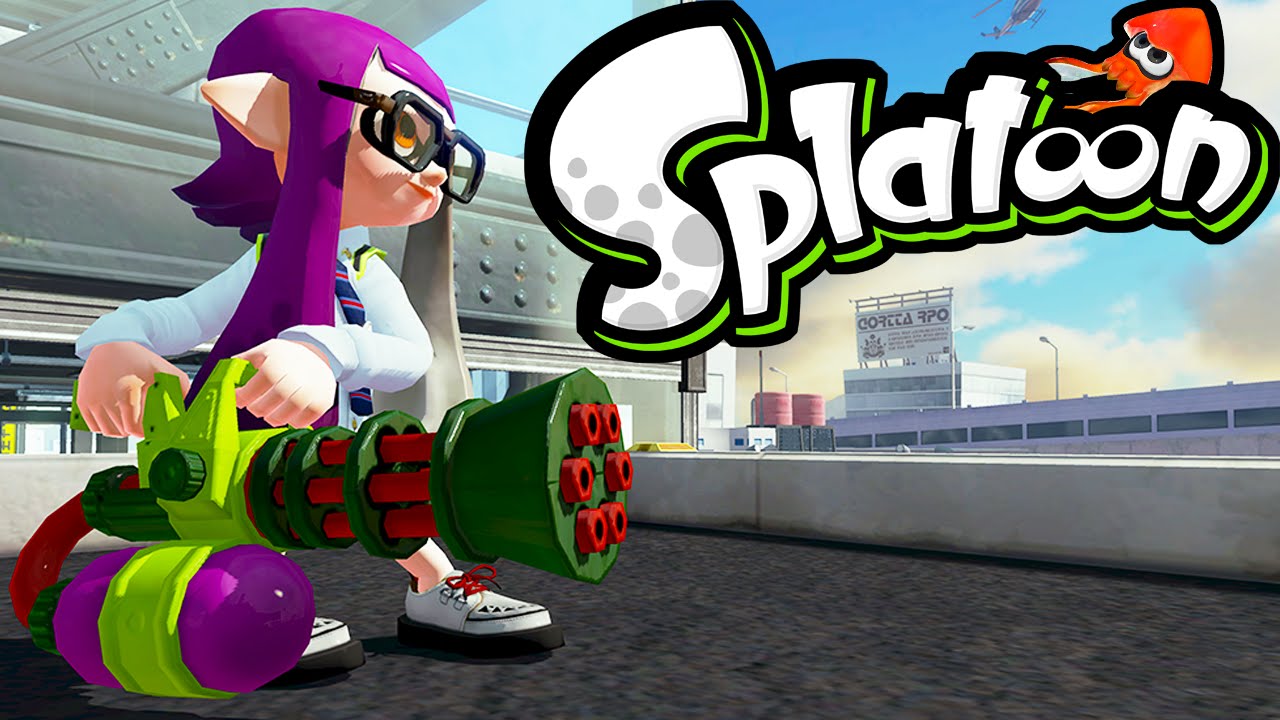 Splatoon Wii U Splaturday Night LIVE! Mini-Splatling NEW Weapon Squad ...