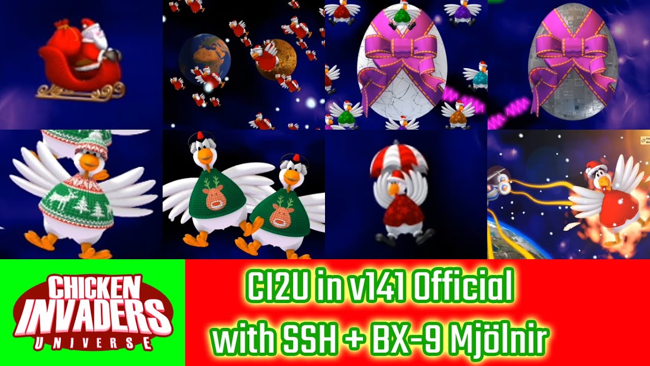 Chicken Invaders Universe (Christmas) - CI2U in v141 Official with SSH ...