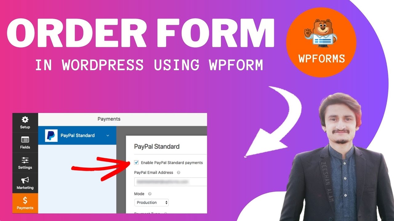 How To Create Order Form In Wordpress Paypal Integration With Wpforms How To Create Order Form In Wordpress Paypal Integration With Wpforms