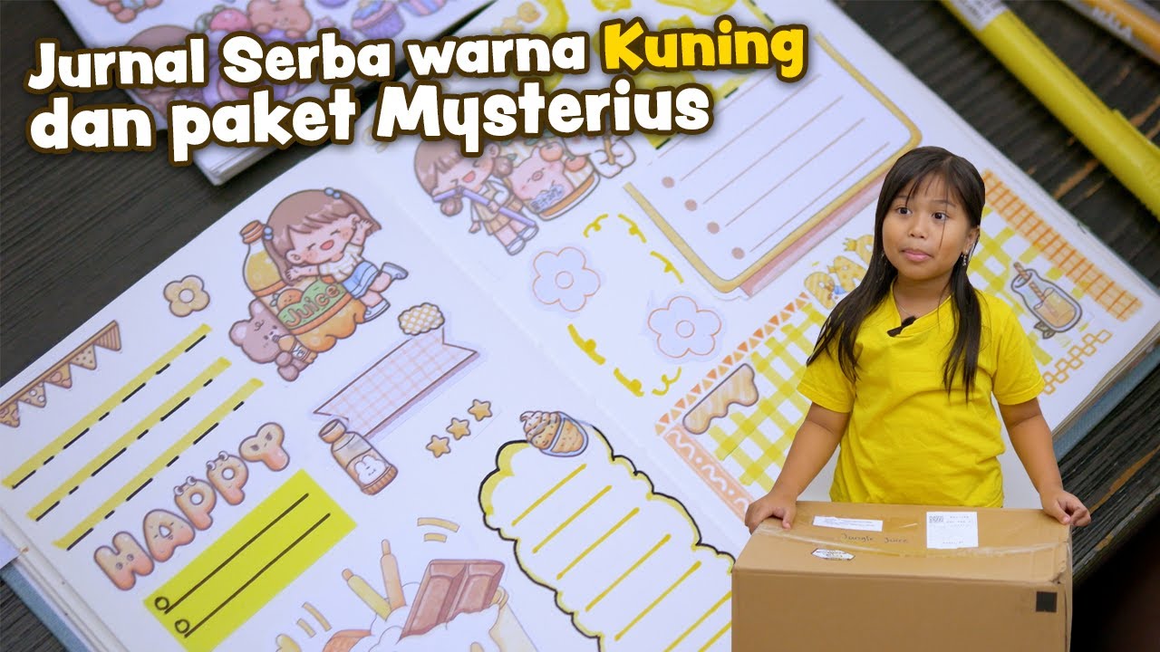 Dekorasi Jurnal Tema Kuning dan Paket Misterius dari King JJ ...