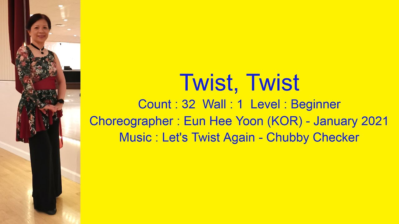 Twist, Twist Line Dance Walk Thru & Demo - YouTube