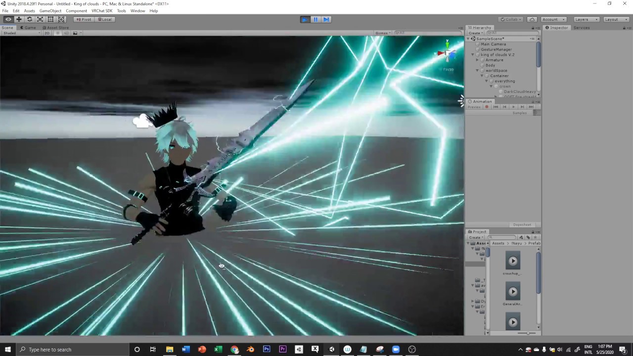 King of clouds vrchat animation showcase - YouTube