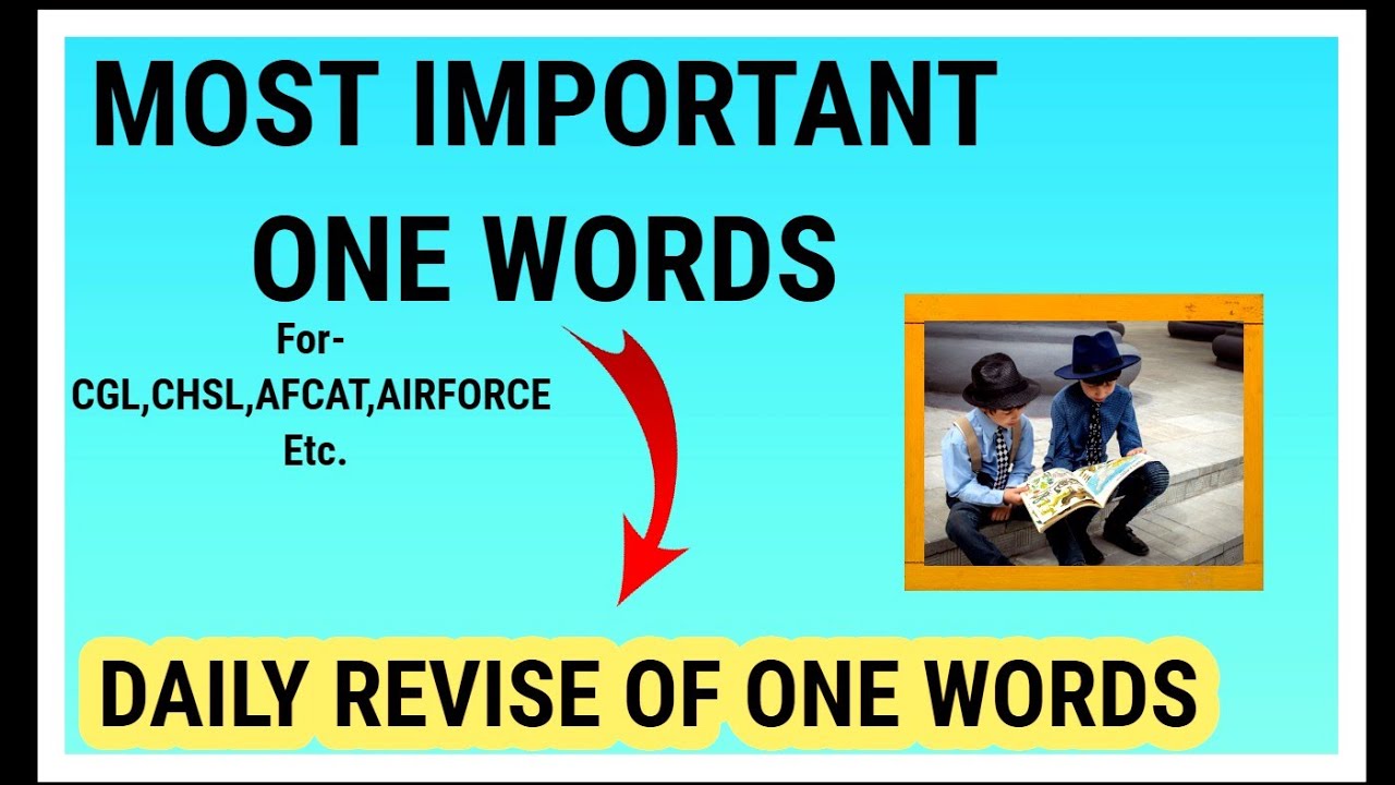 !How to learn one words! " How to understand meaning of one words.SSC ...