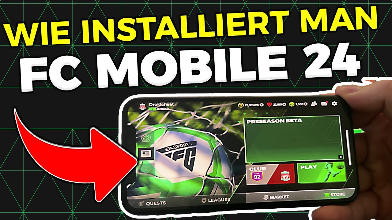 So installieren Sie EA FC Mobile auf Android/iOS (FIFA Mobile 24) - YouTube