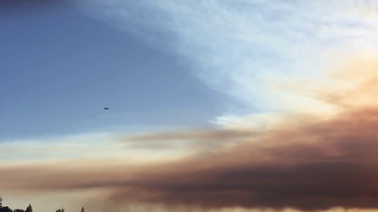 Spotter plane for fire,Calaveras County - YouTube