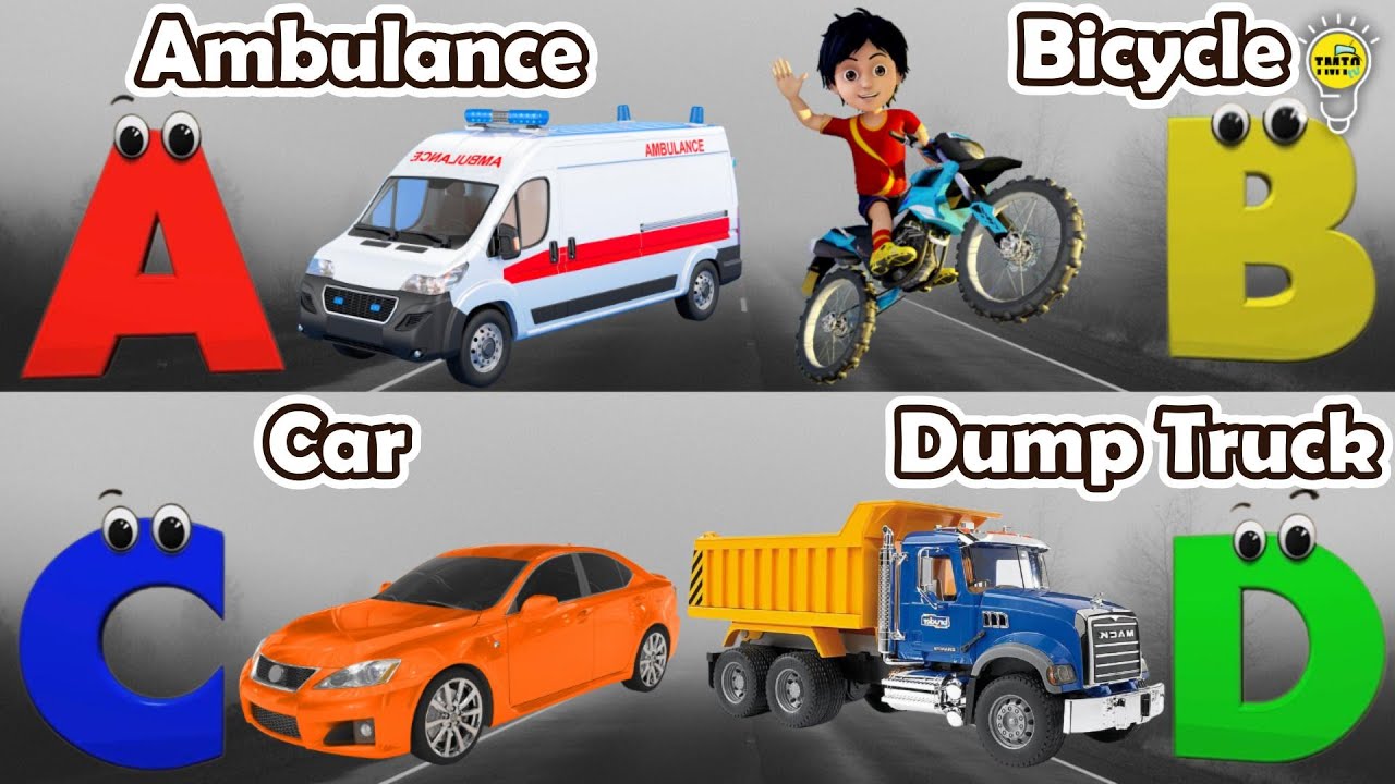 Vehicle ABC Song | Vehicles Alphabet Song for kids | Phonics for Kids ...