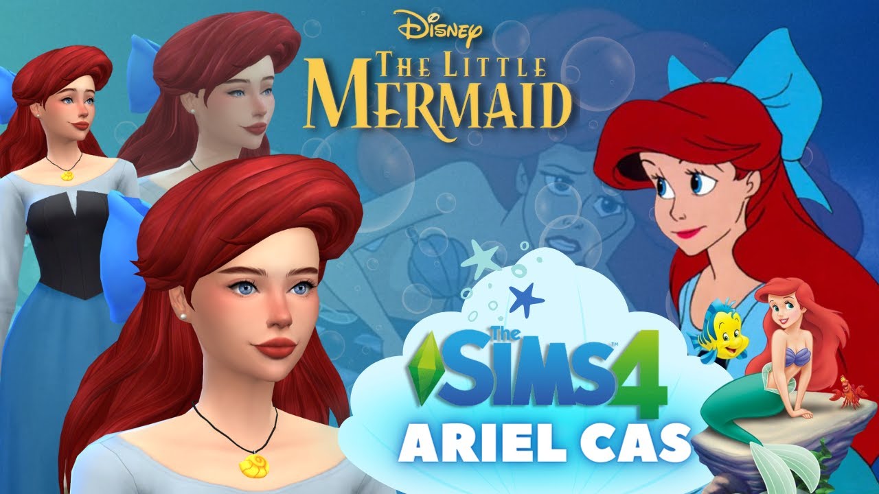 THE LITTLE MERMAID ARIEL YAPTIM! | THE SIMS 4 - YouTube
