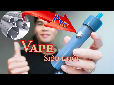 Chế V a p e siêu khói bằng ống nhựa pvc | Quân Diy - YouTube