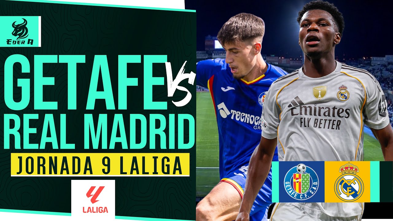 GETAFE VS REAL MADRID || LA LIGA JORNADA 9 || #laliga #realmadrid # ...