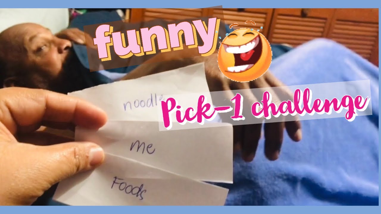 Our Funny Pick one challenge with hubby/Bermuda @lholashellsea9918 ...