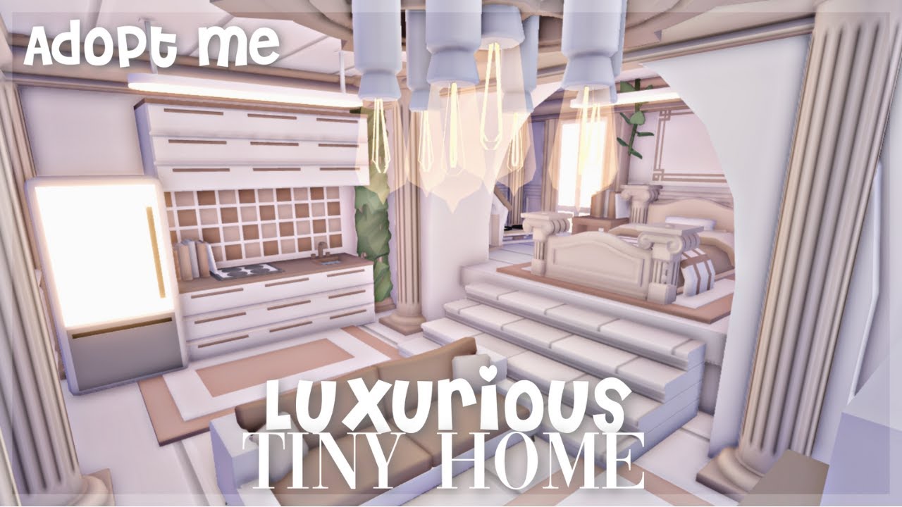 Luxurious Tiny Home - House build - Adopt me - YouTube