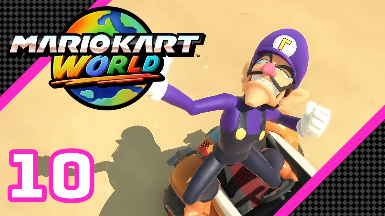 Mario Kart World - Flower Cup 100cc with Waluigi (3 Stars) - 100% ...