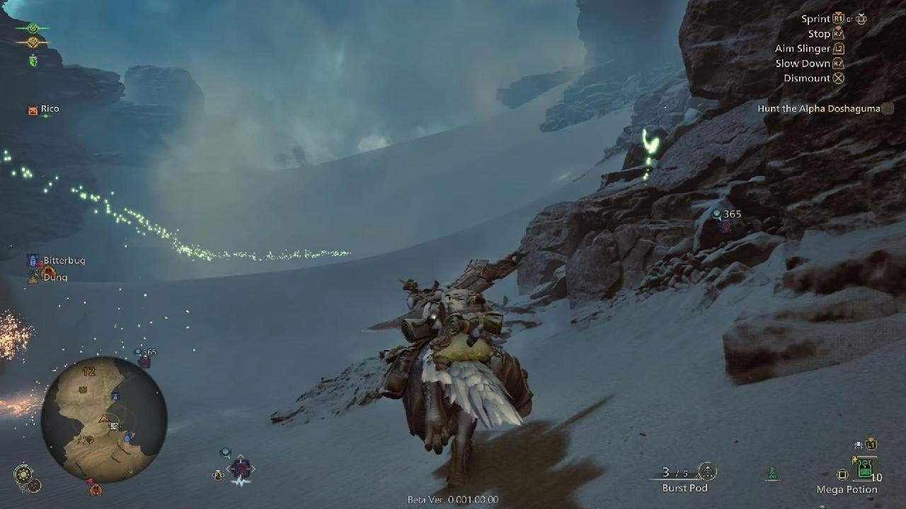 Monster Hunter Wilds Beta test Rey is part worm - YouTube