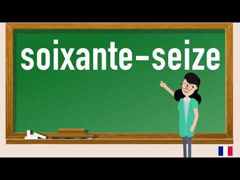 How to pronounce soixante-seize in French - YouTube