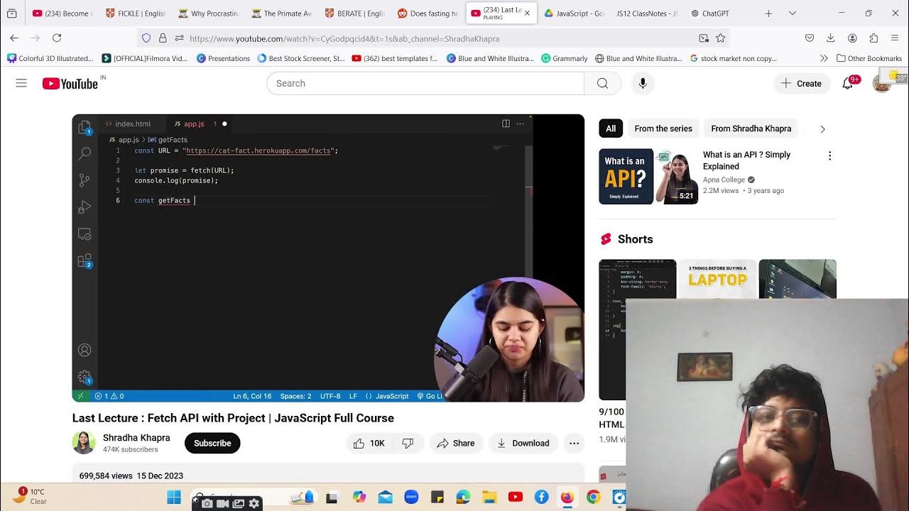 CODING everyday until i get a job #day15 #coding #webdevlopment #fullstack - YouTube