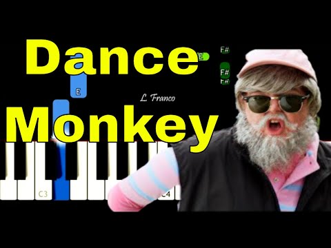 DANCE MONKEY - TONES AND I  EASY Piano Tutorial