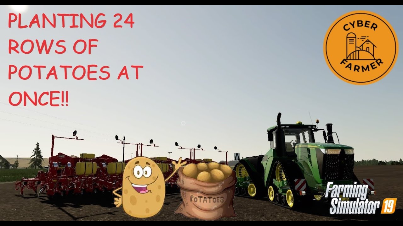 Super fast potato planting!! - Farming Simulator 2019 - PS4 - YouTube