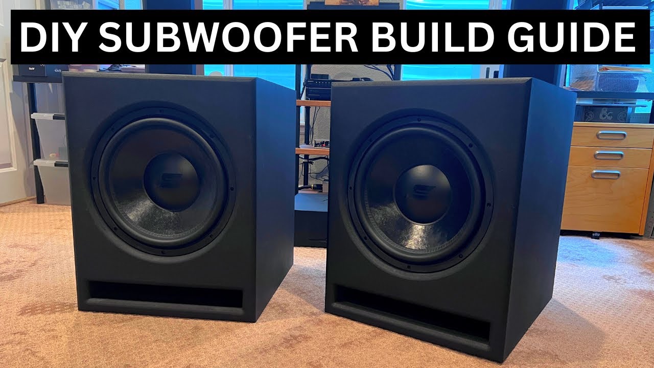 DIY Subwoofer Build Instructions - 15" Marty Cube for Home Theater ...