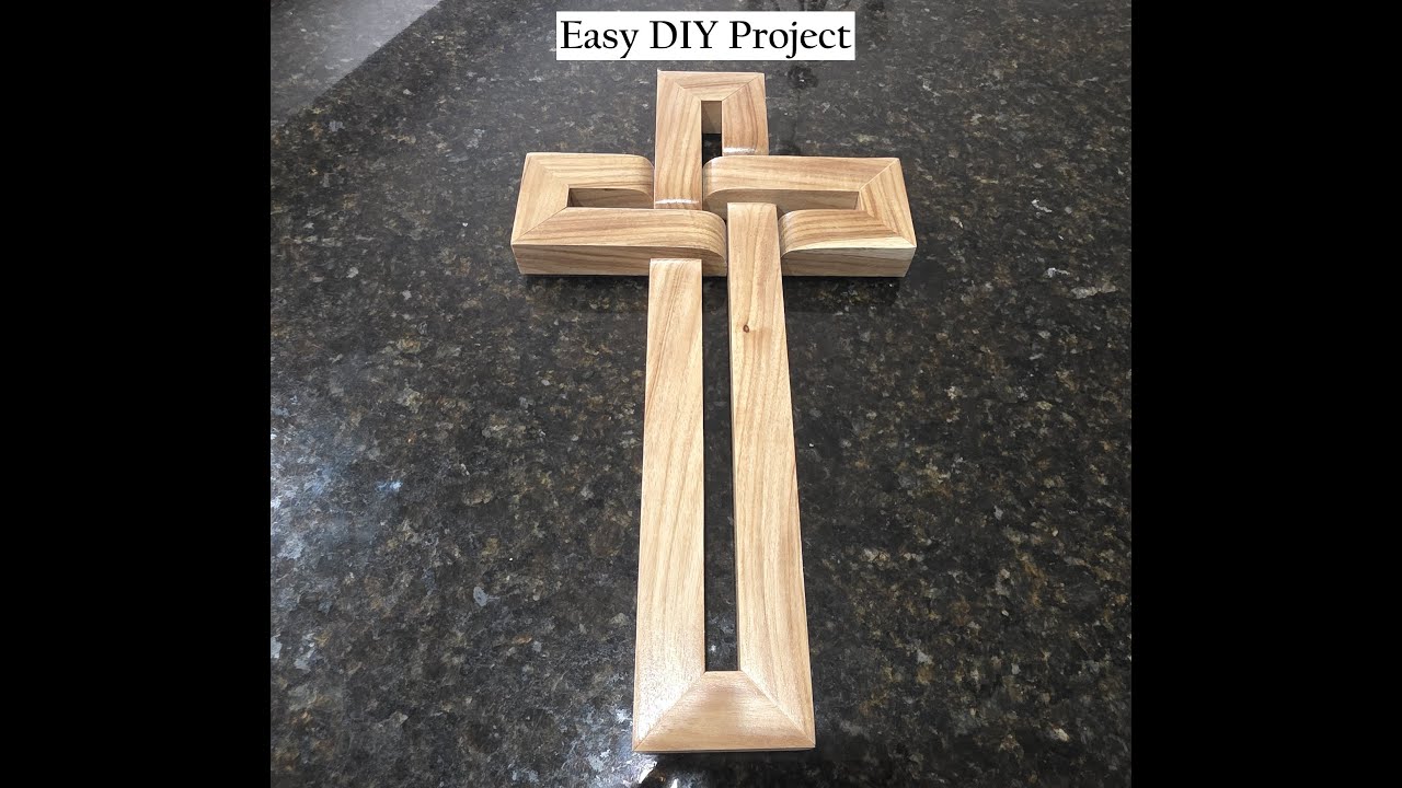 How I Built the Overlapping Cross by Sky Ewing - Easy DIY Wood Project ...
