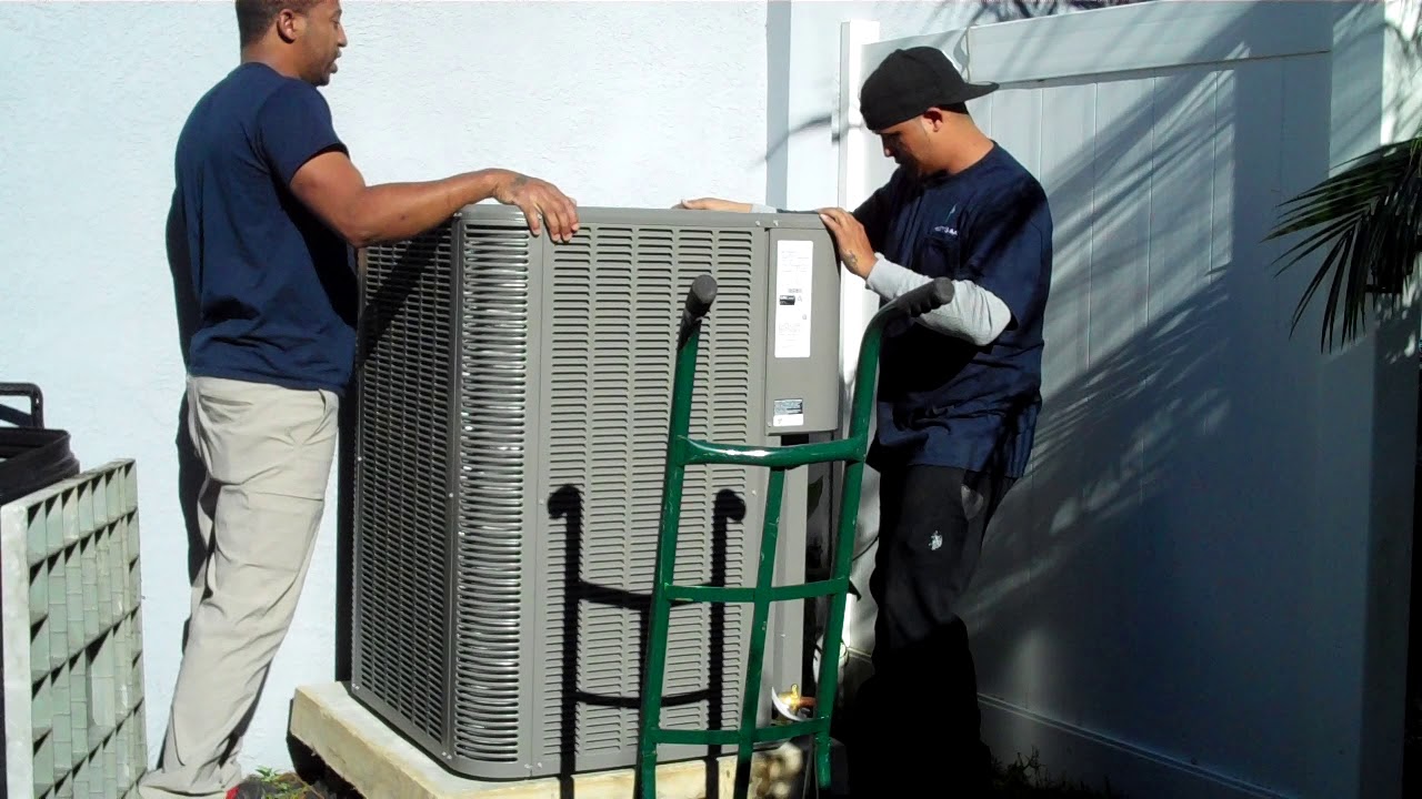 Installing the New Outside AC Unit Part 1 - Video Clip 4 - YouTube