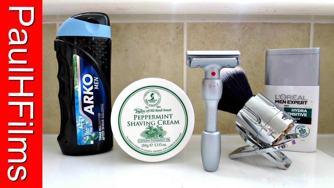 Merkur Vision - TOBS Peppermint - (and a styptic pencil) - YouTube