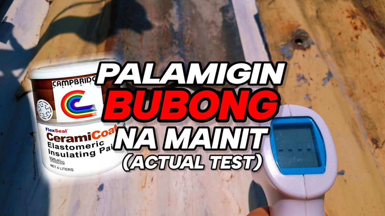 Mainit na Bubong Palamigin Insulating Paint CeramiCoat Actual ...