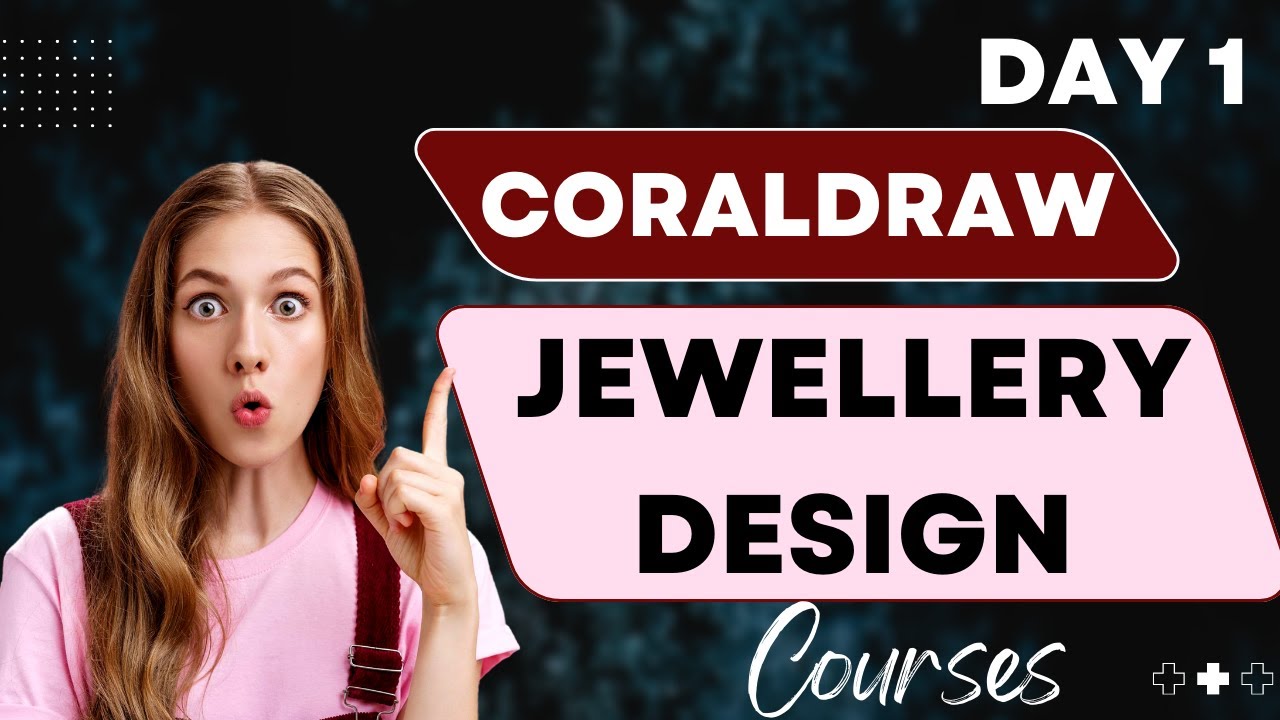How to make jewellery design on coreldraw | Day 1 | Jewelry Design ...