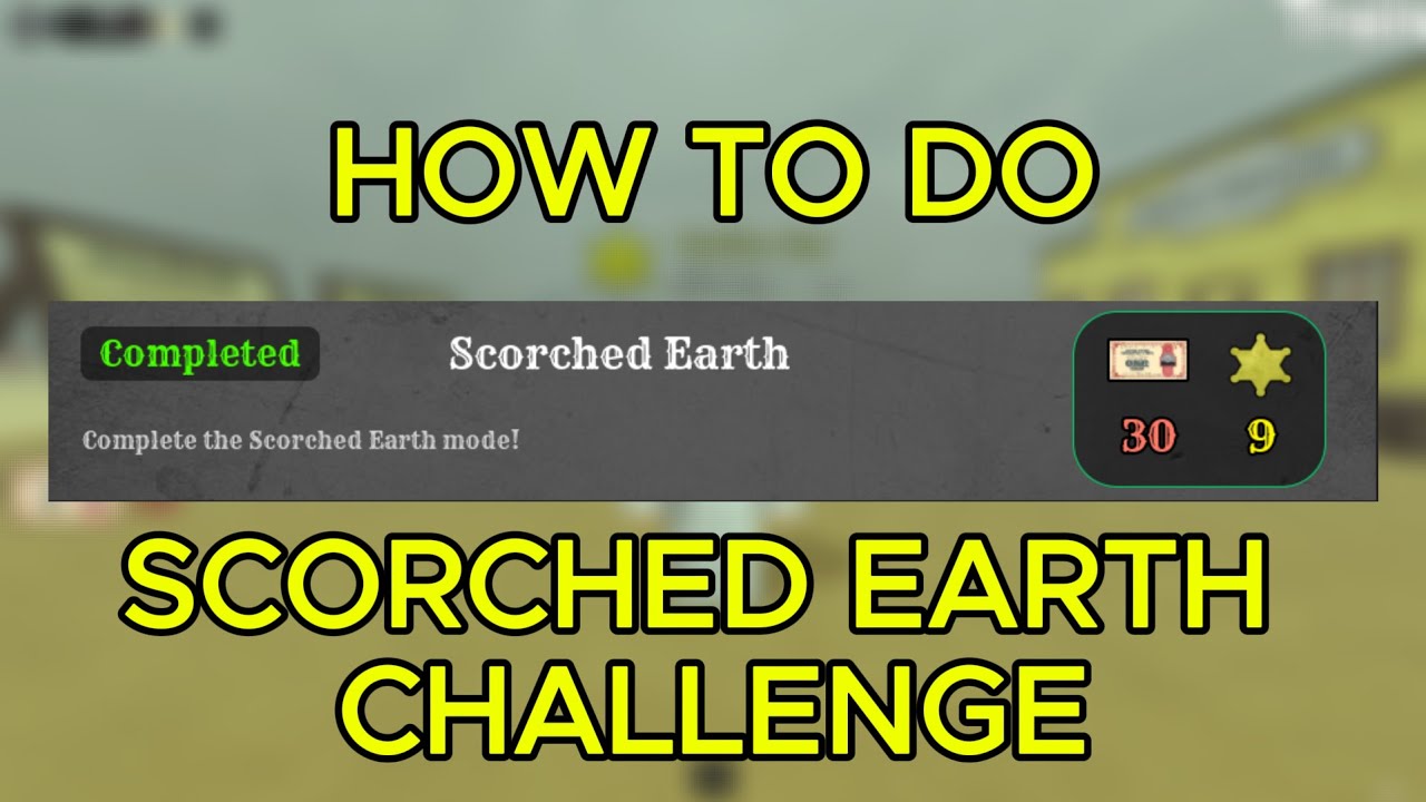 How To do Scorched Earth Challenge Dead Rail's! - YouTube