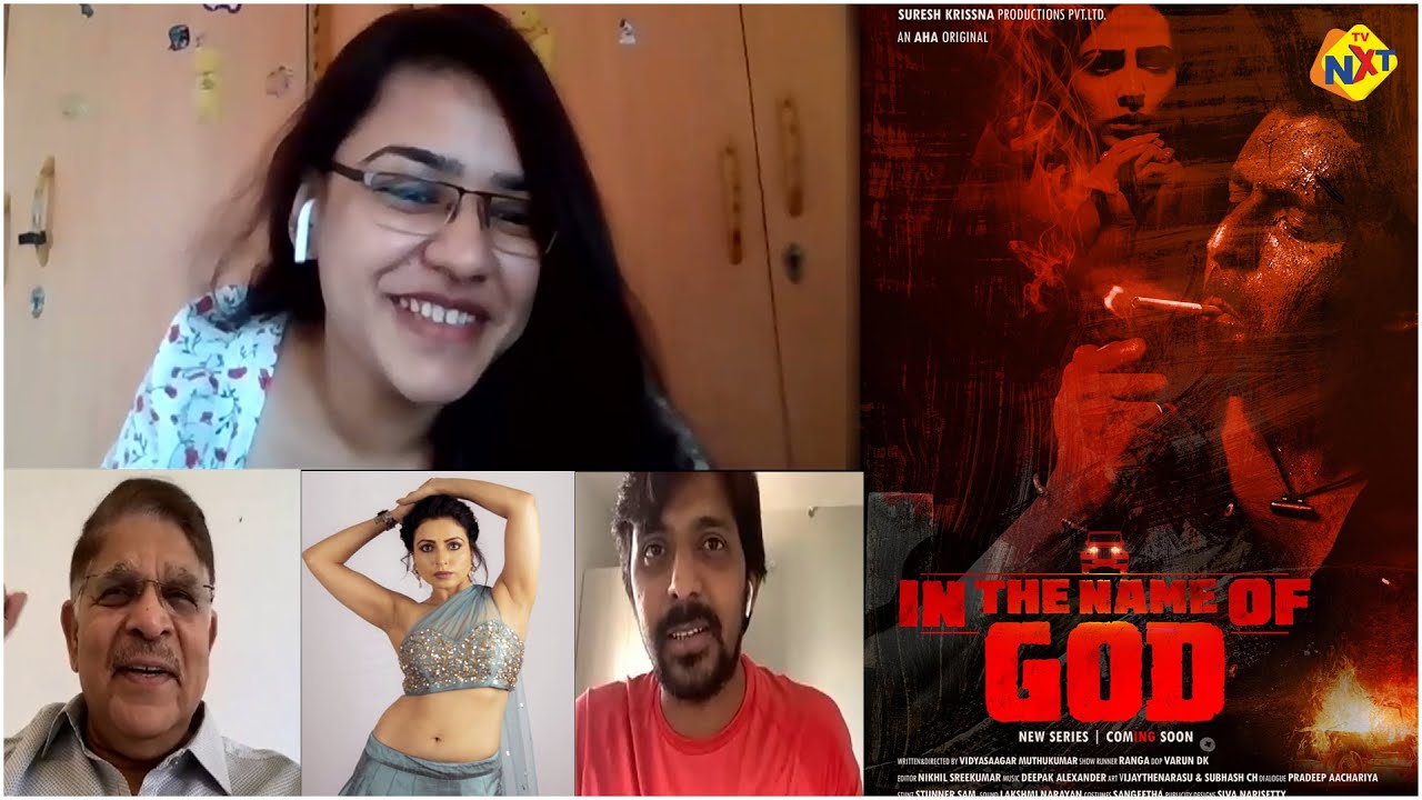 In the Name of God Web Series Virtual Press Meet | Aha Telugu Web ...