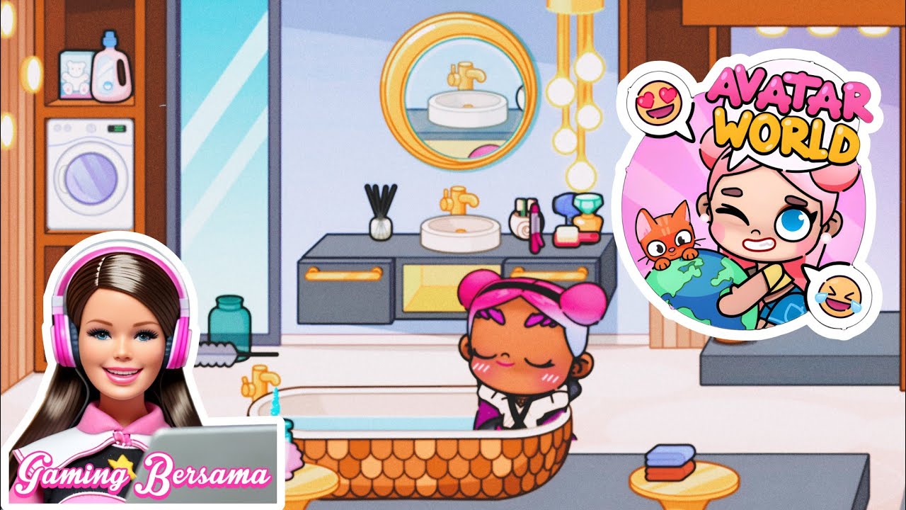 Nginap di hotel - Game Pazu Avatar world - YouTube