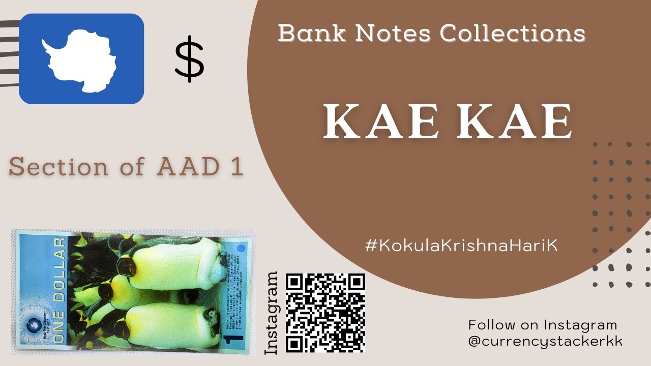 AAD 1 | Bank Note | One Dollar | Kae Kae | CurrencyStackerKK ...