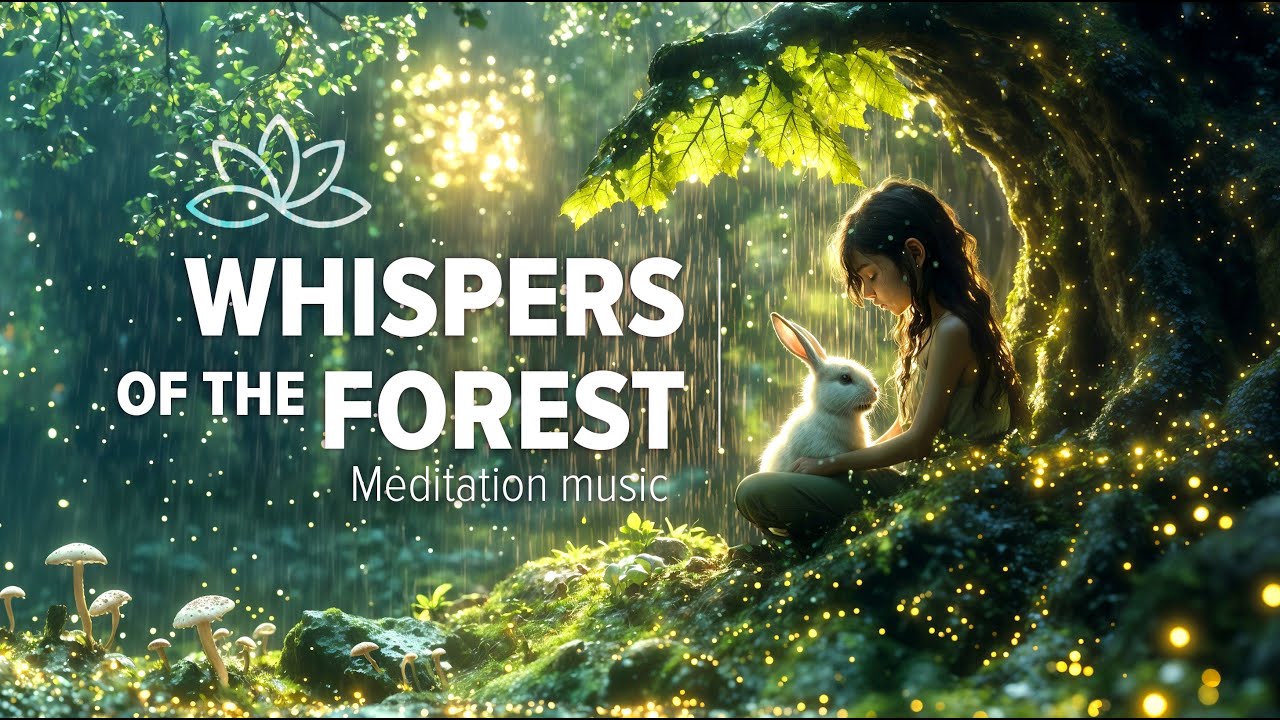 Whispers of the Forest | Meditation Music with Piano and Rain Sounds ...