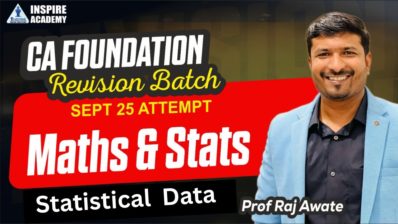 CA Foundation Maths Revision L06 l Confidence Booster batch l ...