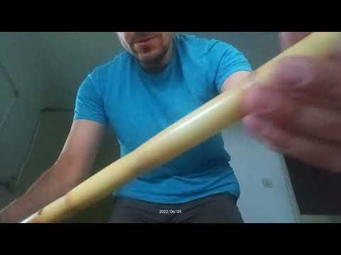 Sivas.Mansur ney yapımım ve akort kontrolleri.
