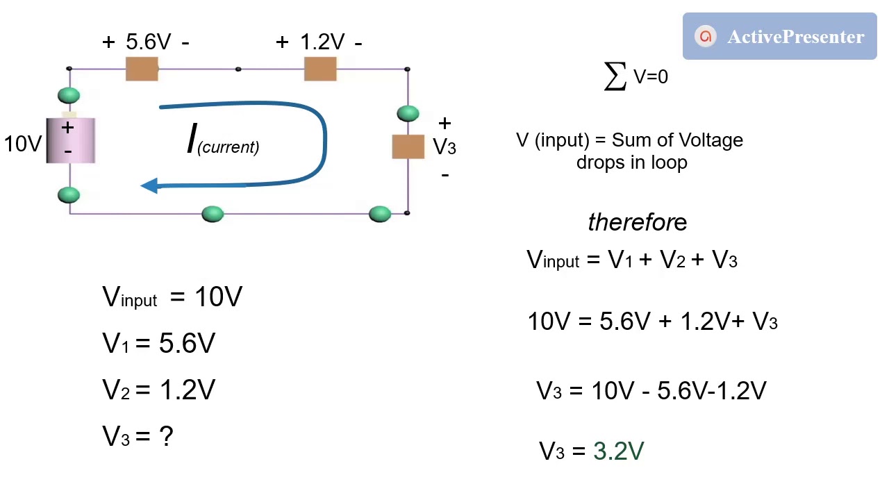 Kirchoff's Voltage Law (KVL) Explained - YouTube