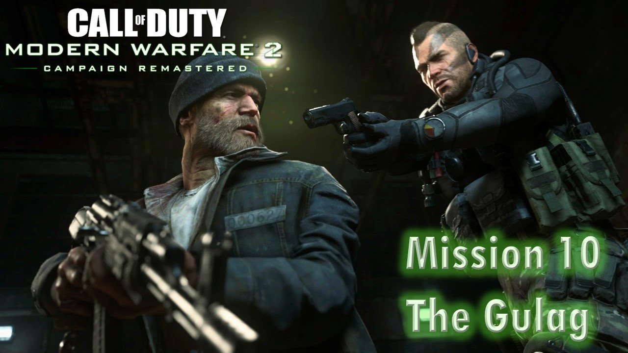 Call of Duty Modern Warfare 2 Remastered: Mission 10 - The Gulag - YouTube