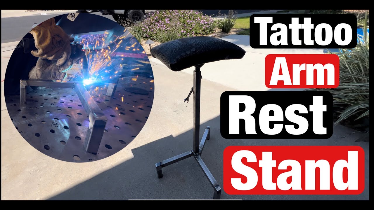 Mig Welding A Tattoo Arm Rest/Stand - YouTube