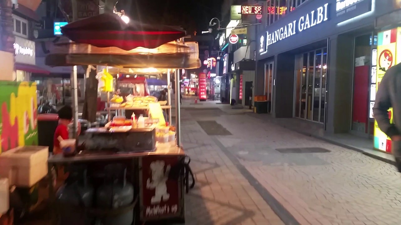 Songtan Downtown in front of Osan Air Base - YouTube