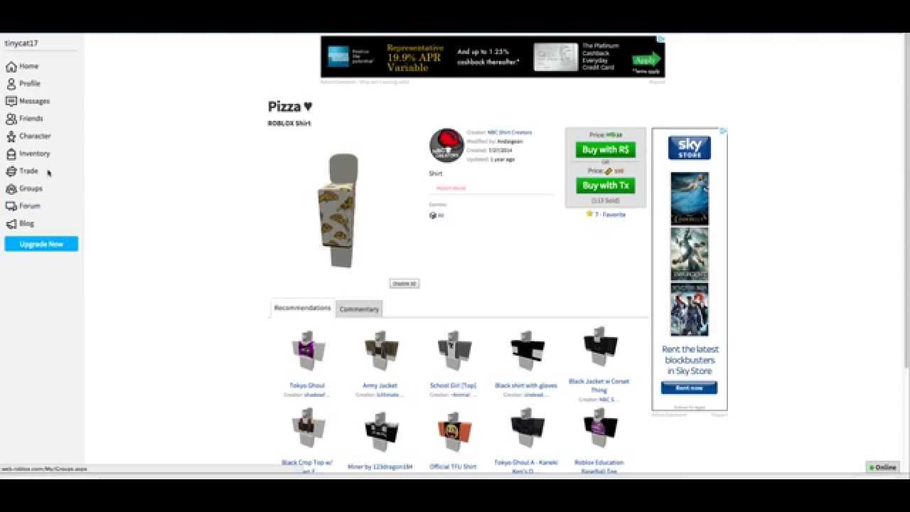 How to get free clothing on Roblox (BC Only) 2015 - YouTube
