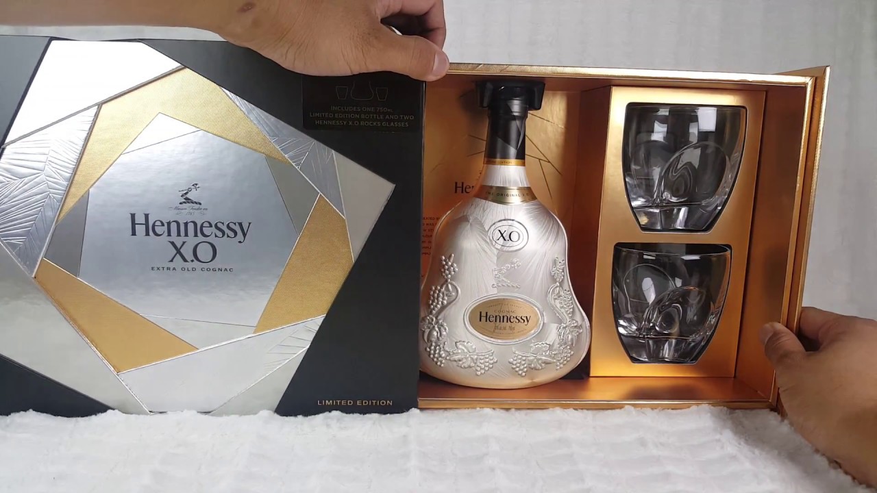 Hennessy Limited Edition X.O and Ice Cognac White edition bottle - YouTube