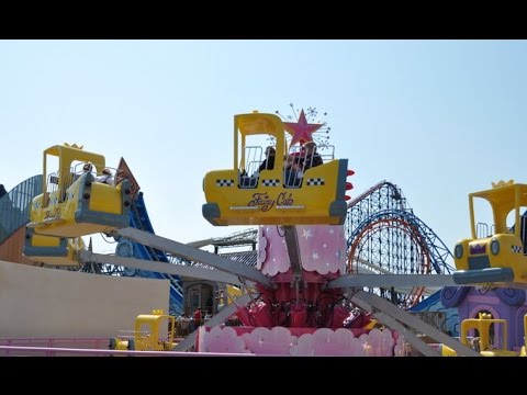 Nickelodeon Land Fairy World Taxi Spin ride Blackpool - YouTube