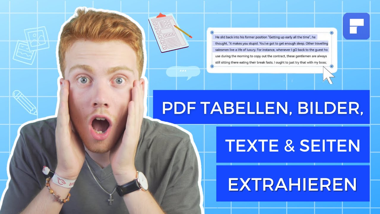PDF Daten in SEKUNDEN extrahieren (Tabellen/Bilder/Texte/Seiten) - YouTube
