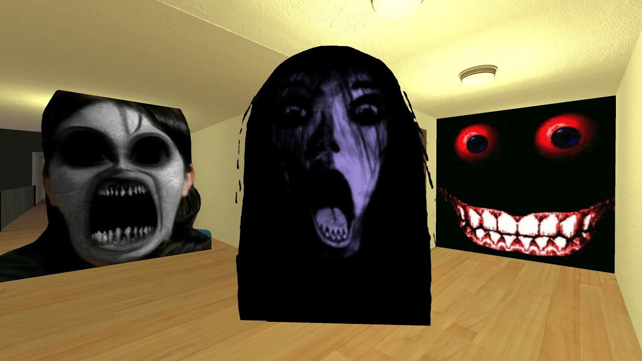 Grudge, Recoil And Creepy Face Nextbot Gmod - YouTube